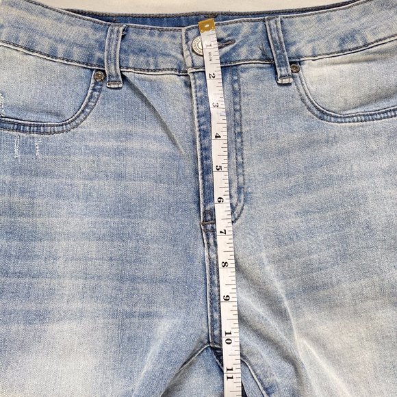 Bluenotes | Pants & Jumpsuits | Bluenotes Blue Distressed Skinny Jeans ...